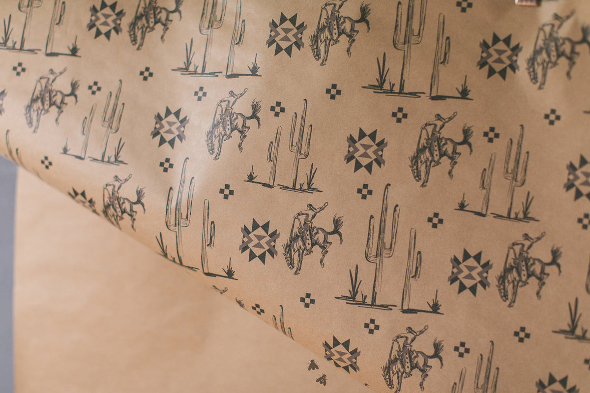 Wild West Wrapping Paper – The Rowdy Buckaroo