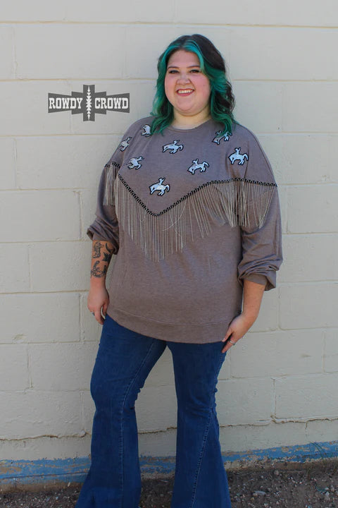 The Roughstock Sweater – The Rowdy Buckaroo